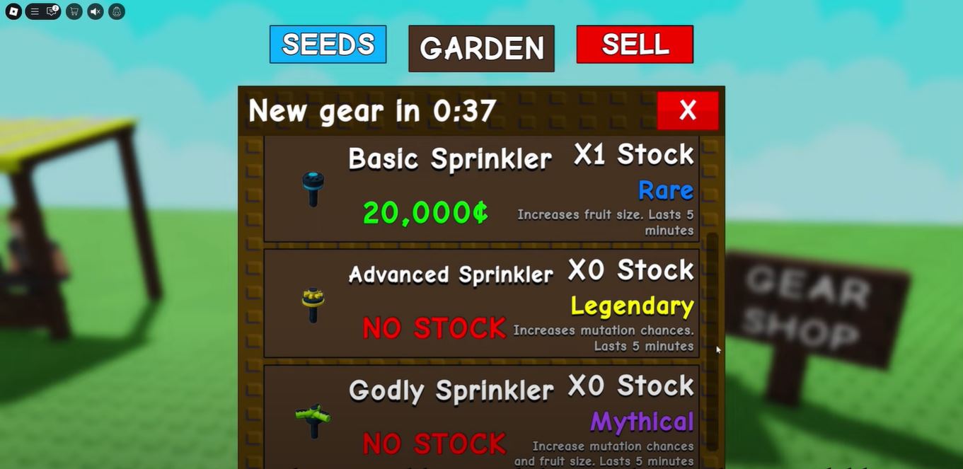 Where To Find Sprinkler In Roblox Grow A Garden? - afrosamuraigame.com