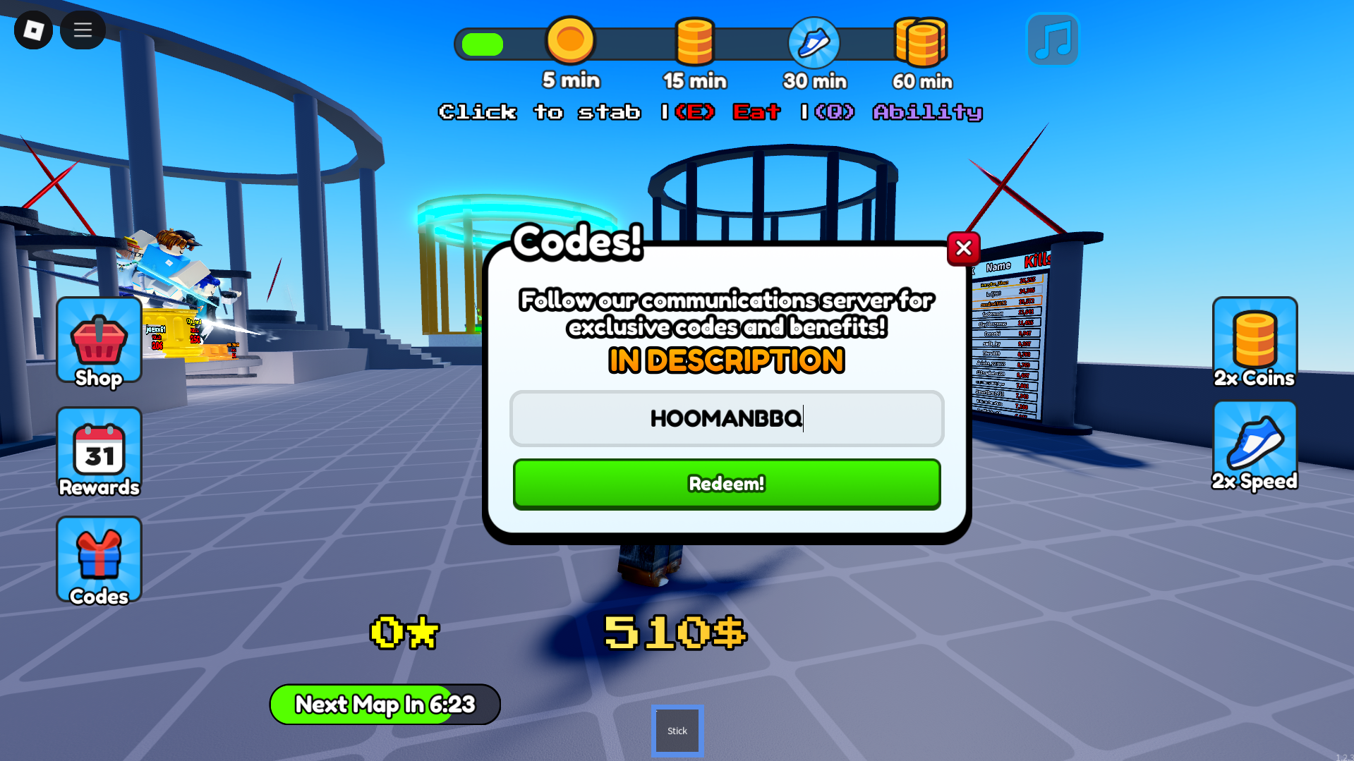 All Active Codes In Roblox Human BBQ - afrosamuraigame.com